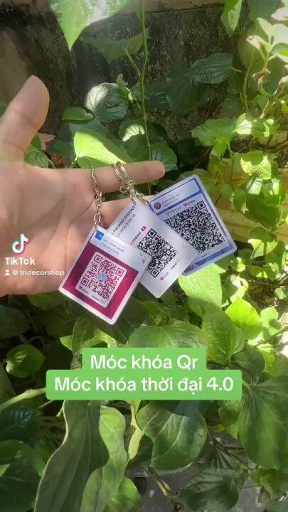 Móc khoá in mã QR code, STK theo yêu cầu, móc khóa in biển số xe , móc khóa xe máy, móc khóa oto ...