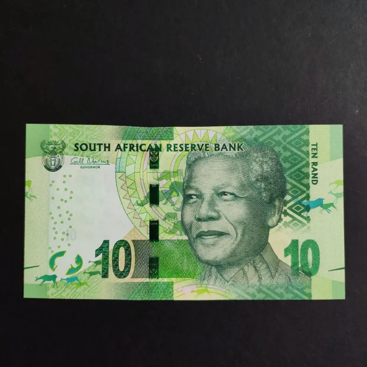 [ BANKNOTE ] SOUTH AFRICA 10 RAND BANKNOTE - NELSON MANDELA 2012 - UNC ...