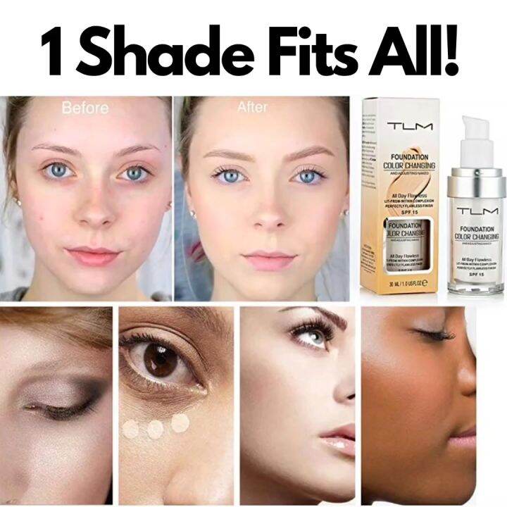 TLM Perfect Flawless Finish: Long-Wear Color Changing Liquid Cream ...