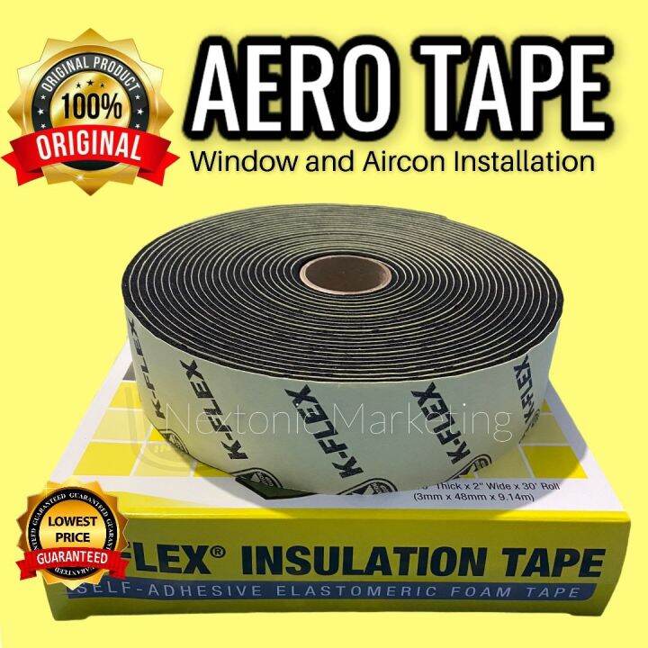 AERO TAPE (Insulation Tape )For Aircon,window and door | Lazada PH