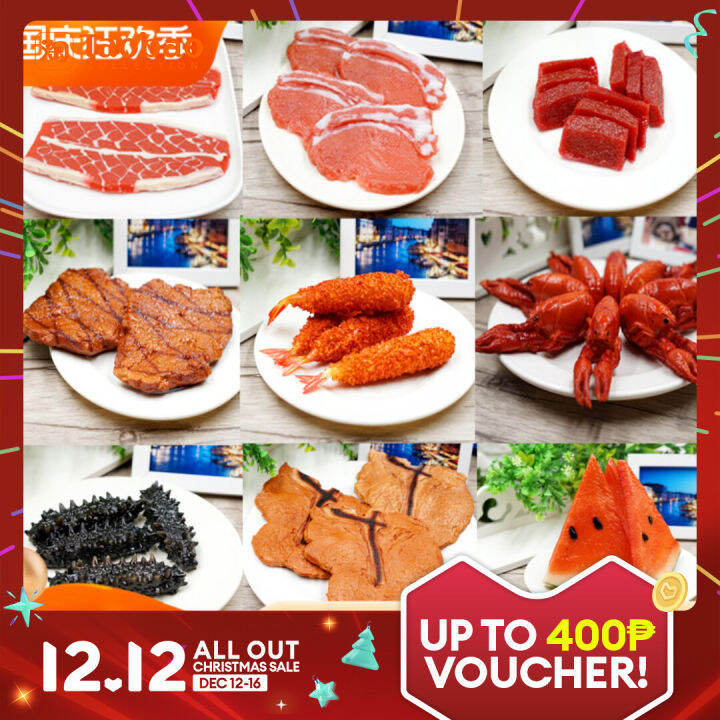 Simulation Food Model Fake Lamb Chop Pork Slices Props Big Ribs Sea ...