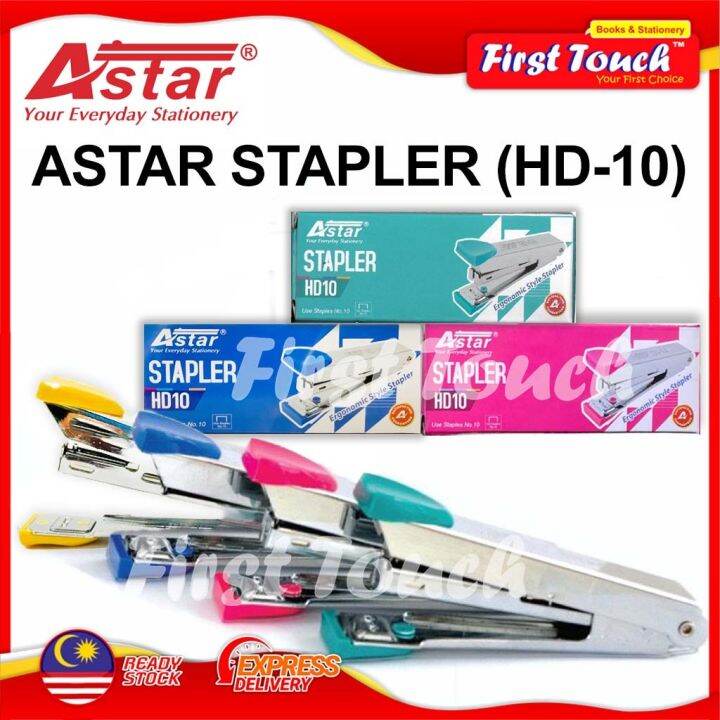ASTAR Stapler HD-10 / No.10 (No.10-1M) Stapler Bullet 订书机 School Office ...
