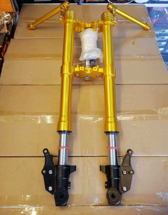 SUZUKI RAIDER 150 (Fi) GOLD INVERTED FORK SHOCK FRONT ASSEMBLY | Lazada PH