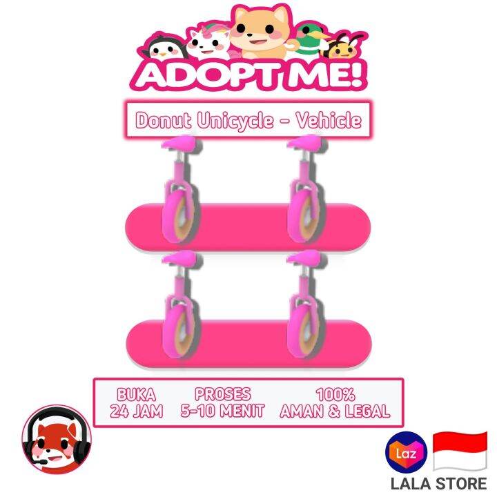 Adopt Me Vehicle - Donut Unicycle - Roblox | Lazada Indonesia