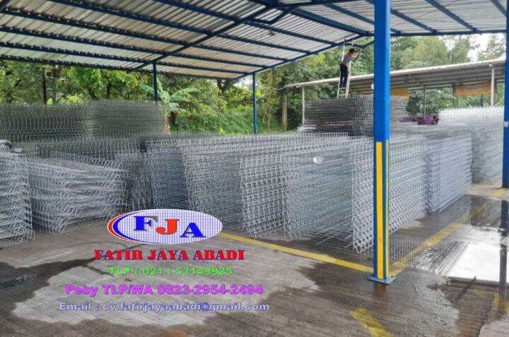 Pagar brc Tinggi 150cm x Lebar 240 cm, diameter 7mm jenis Electro ...