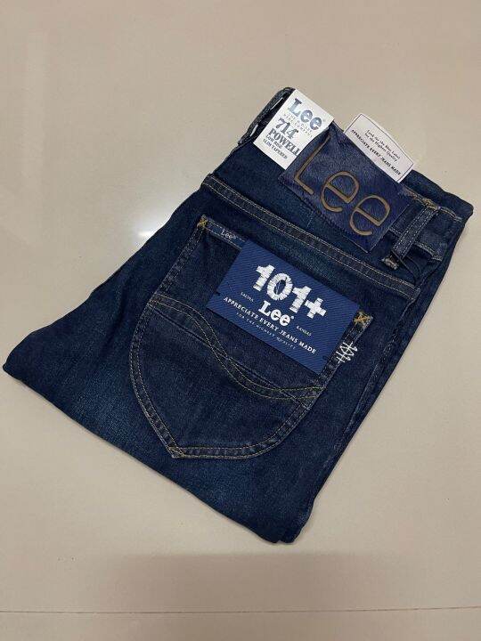 Lee รุ่น LE 714001 กางเกงยีนส์ผู้ชาย ราคาป้าย 2,990 บาท ยีนส์ยืด เอวต่ำ ...