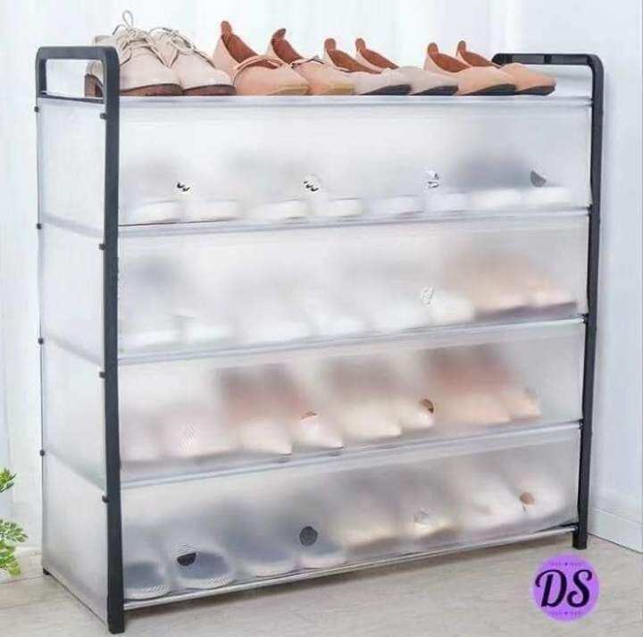 Shoe rack With cover | Lazada PH