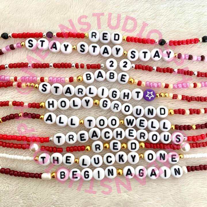 TAYLOR SWIFT (RED) INSPIRED friendship bracelets | Lazada PH