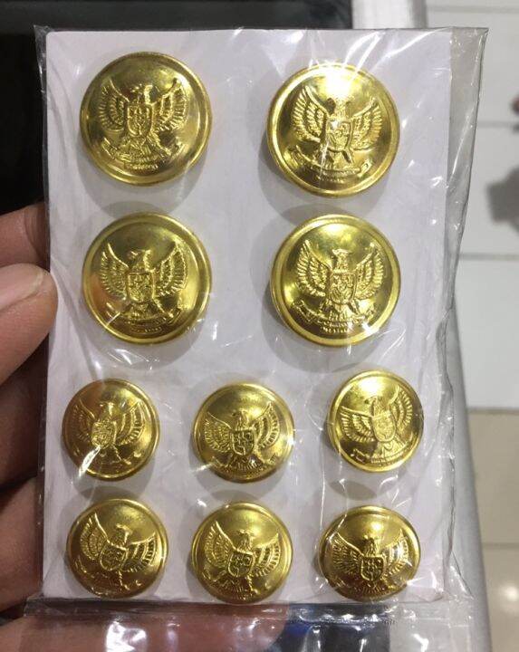 Kancing pdu garuda{kancing pdu garuda upacara/kancing garuda | Lazada ...