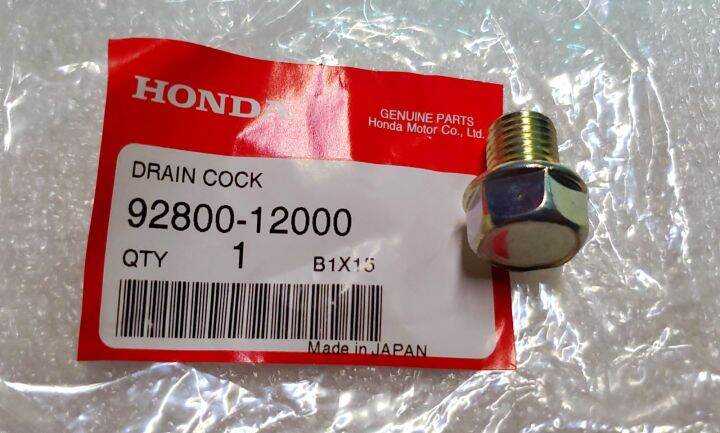 Oil Drain Plug Bolt Xrm/ Wave/ Tmx Honda Genuine Original | Lazada PH