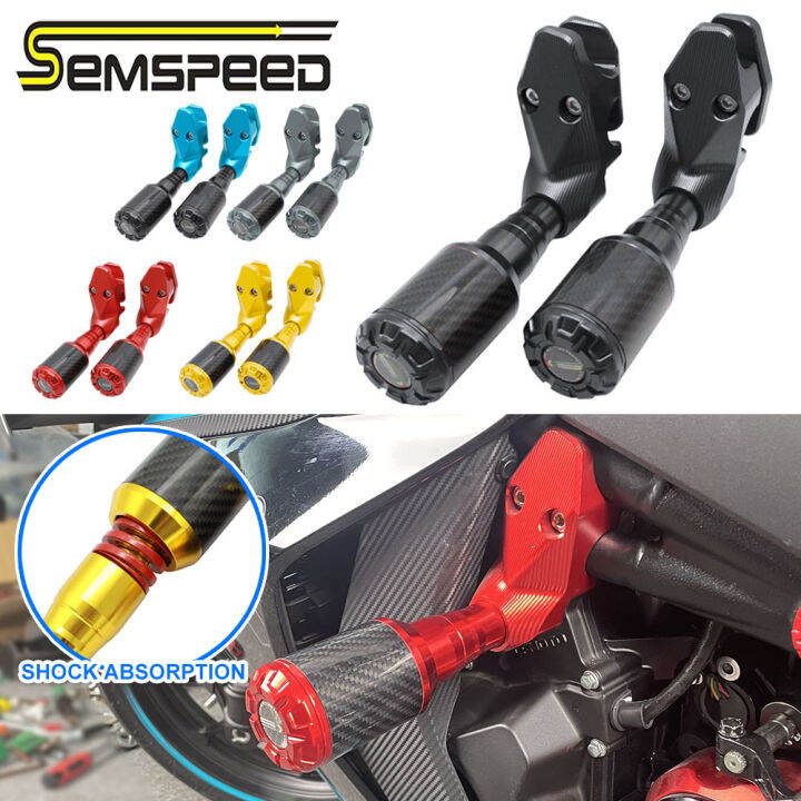 SEMSPEED Motorcycle Anti Crash Engine Guard Frame Slider Falling ...