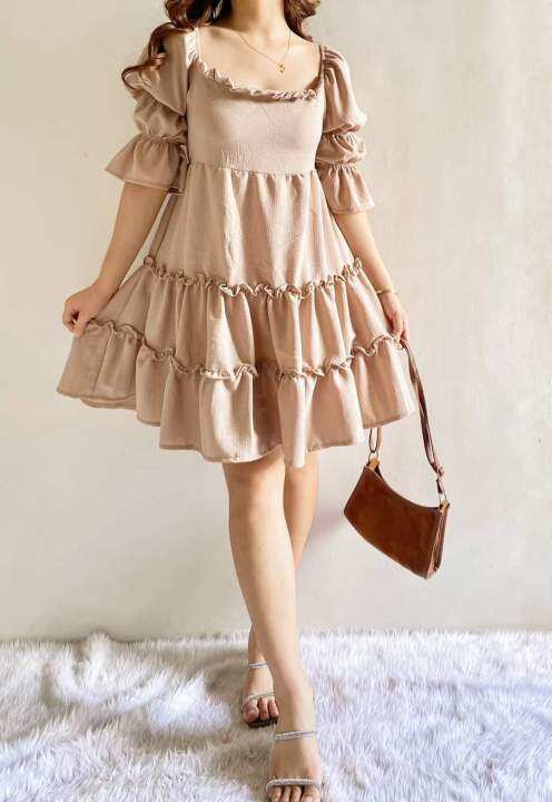 RUMME DRESS/FABRIC BUBBLE GAUZE/FIT SML TO MEDIUM | Lazada PH