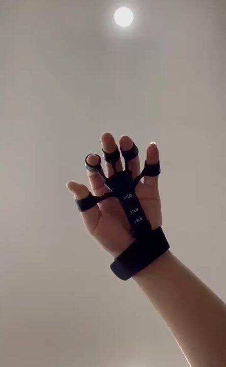 2pcs Hand Finger Gripper Silicone Grip Device 6 Resistant Finger Hand ...