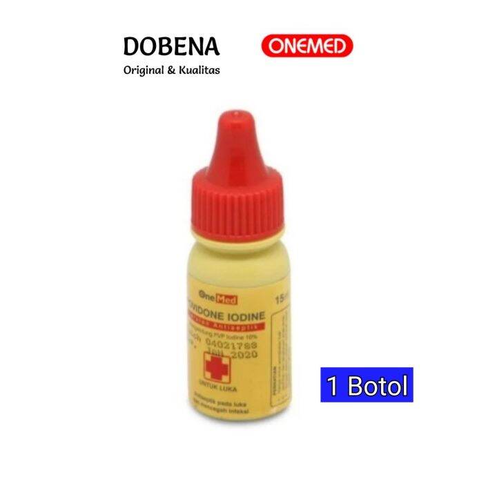 Povidone iodine 15 ml OneMed Betadine 15ml One Med Betadin Obat Luka ...