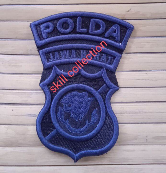 BORDIR LOGO POLDA SEMUA POLDA, semua daerah, semua warna | Lazada Indonesia