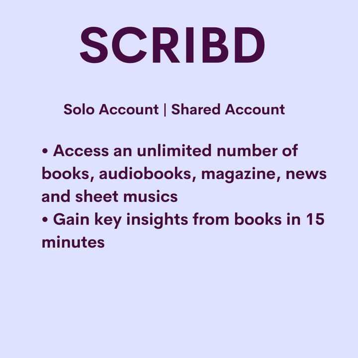 Scribd subscription | Lazada PH