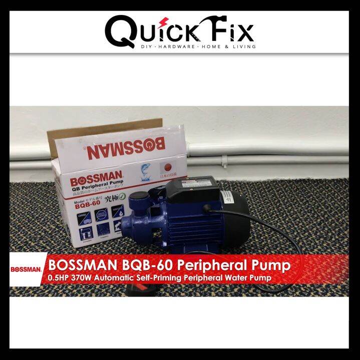 QuickFix [NEW] BOSSMAN BQB-60 & BPS168L Automatic Self-Priming ...
