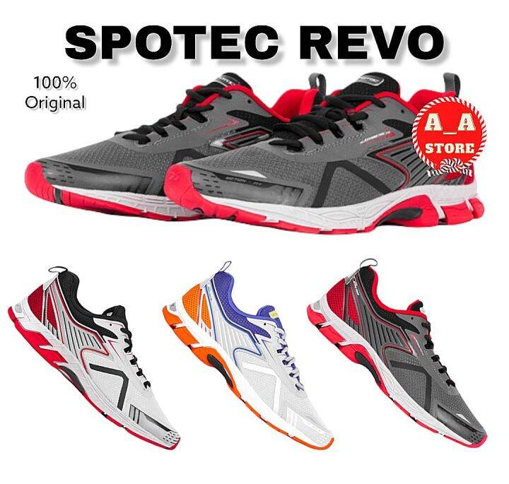 Sepatu Running SPOTEC REVO Sepatu Lari Pria | Lazada Indonesia