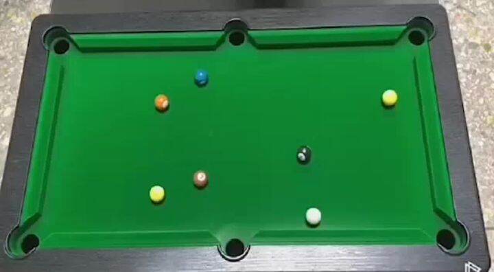 Children Mini Billiard Pool Table Set Game Billiards Miniature Billiard ...