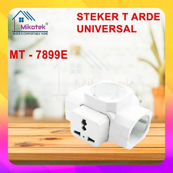 Mikotek Colokan T | Steker T Arde Universal | COD | Lazada Indonesia