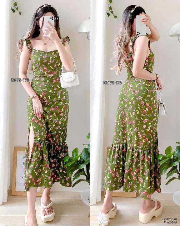 SHEENA MAXI FLORAL DRESS | Lazada PH