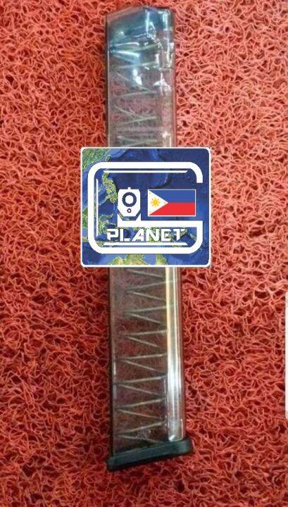 ETS USA Original Authentic 30rounder Translucent Transparent Flat Based Magz 40c For G Gplanet ...