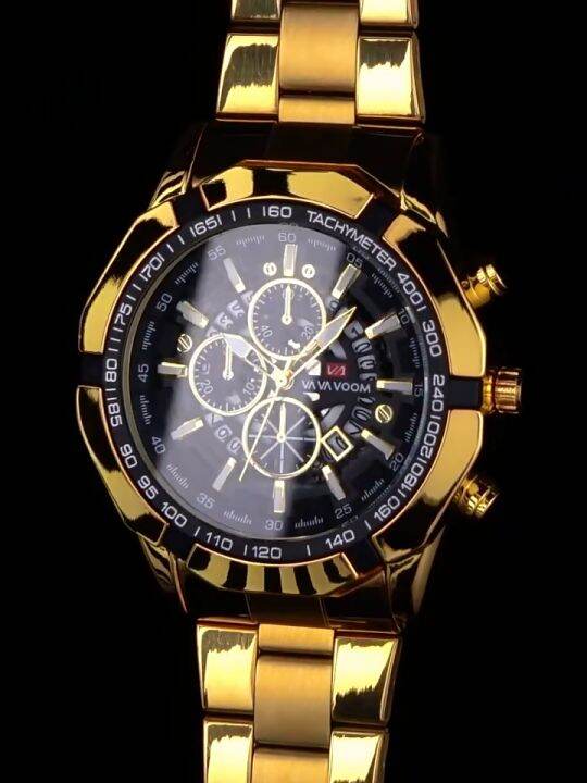 UNRAION 2023 New Casual Mens Watch with Three Eyes and Six Needles ...