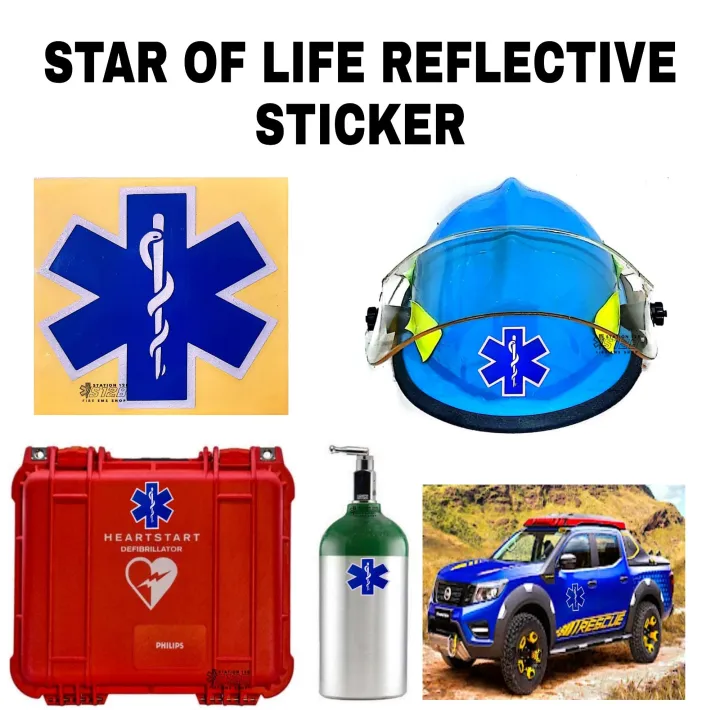 STAR OF LIFE REFLECTIVE STICKER | Lazada PH
