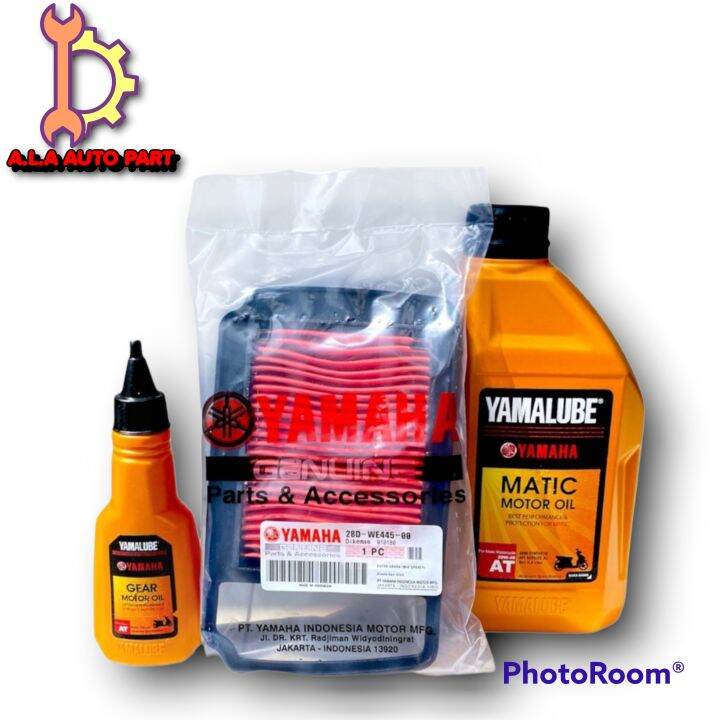 PAKET OLI YAMALUBE & FILTER UDARA MIO SPORTY MIO SMILE LAMA / FILTER ...