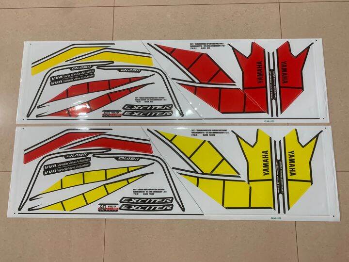 Yamaha y16 body sticker 60th anniversary | Lazada