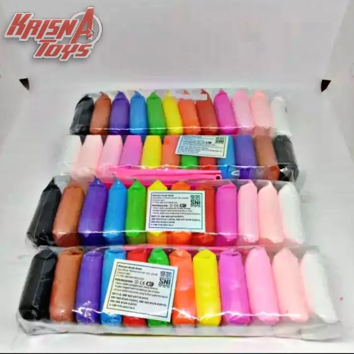MAINAN ANAK CLAY PLAYDOH isi 12pcs | Lazada Indonesia