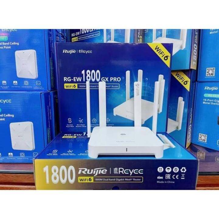 Wifi 6 Ruijie RG-EW1800GX Pro chính hãng,Dual band Mesh,chuẩn wifi 6 ...
