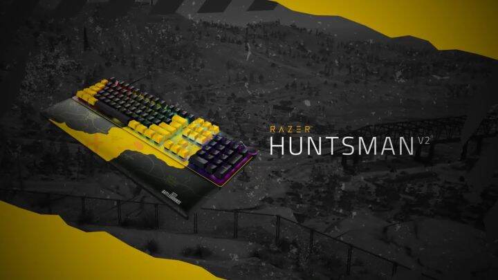 Razer Huntsman V2 Linear Optical Red Switch Gaming Keyboard - PUBG ...