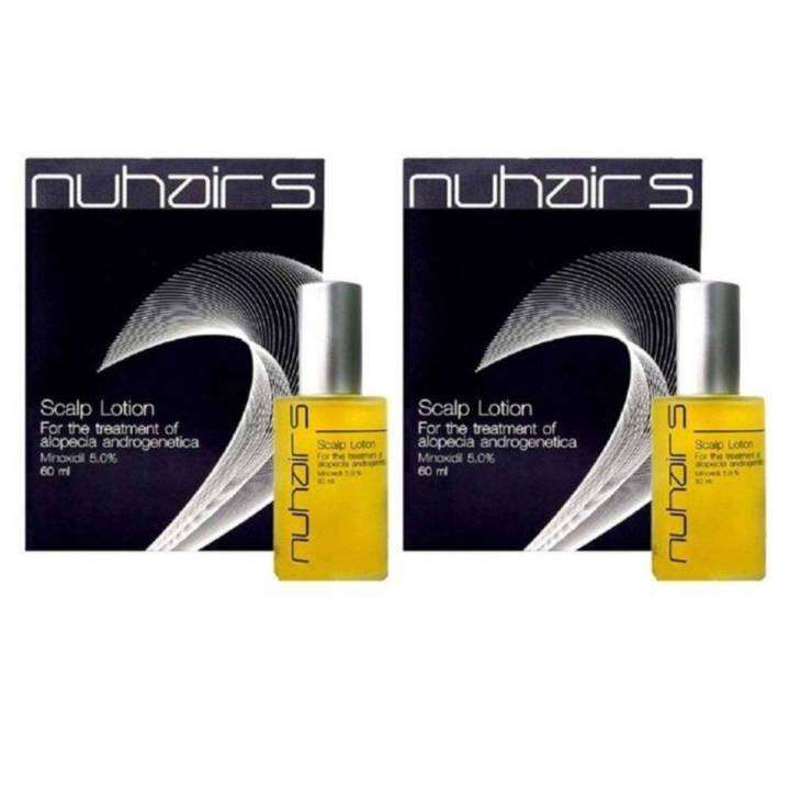 โลชั่น Nuhair 5 ขนาด60Ml.(แพ็ค2ขวด) | Lazada.co.th