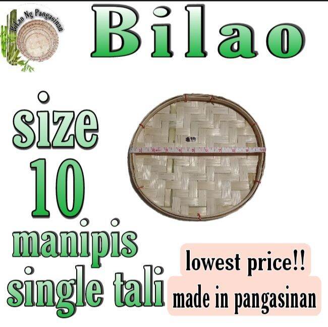 BiLao size 10" mAnipis/single tahi(sold per piece) | Lazada PH