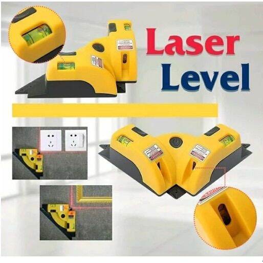 Laser Siku Sudut Leveling 90 Derajat Laser Alat Ukur Siku Kelurusan ...