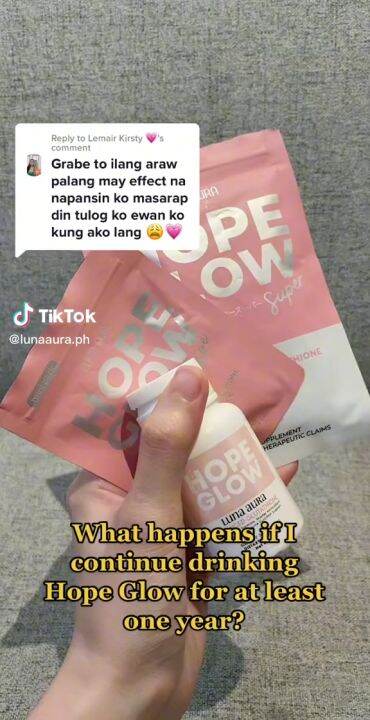 Luna Aura Hope Glow Glutathione Luna Aura Whitening Capsule - Super ...