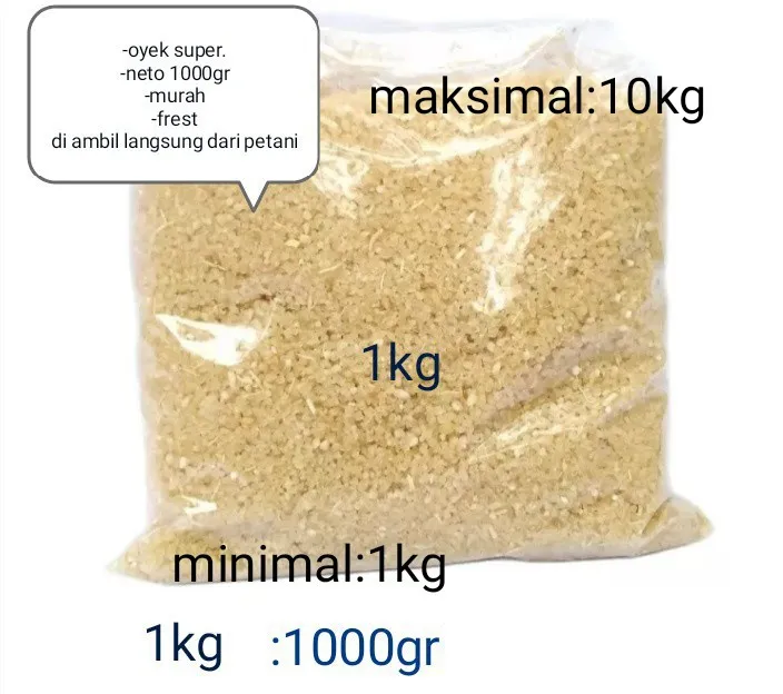 oyek sigkong 1kg nasi tiwul singkong 1000gr | Lazada Indonesia