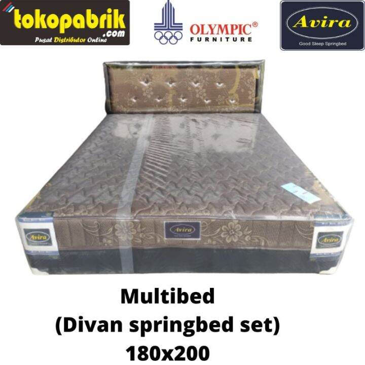 Springbed Divan 180x200 Set Dipan Spring bed Multibed Ukuran 180x200 ...