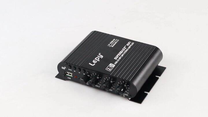 Paket Lengkap Lepy Audio Amplifier Bluetooth Usb Hifi Sound Booster
