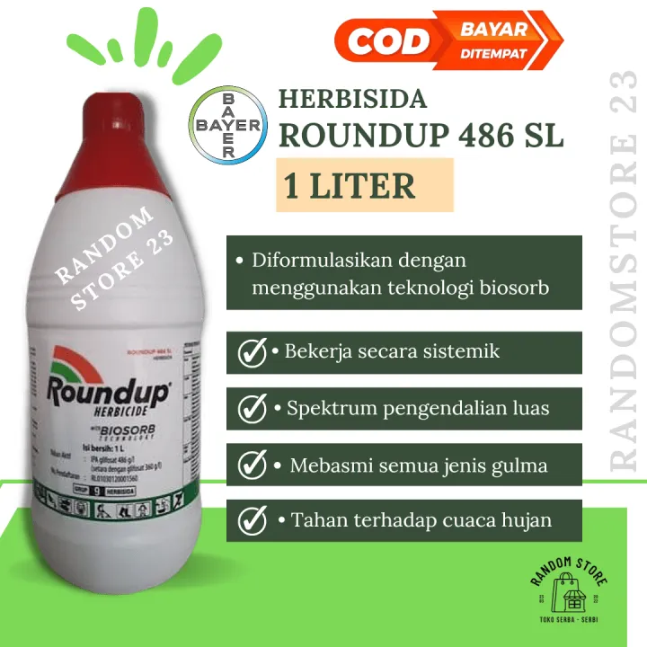 Herbisida Glifosat Roundup 486 SL 1 Liter | Lazada Indonesia