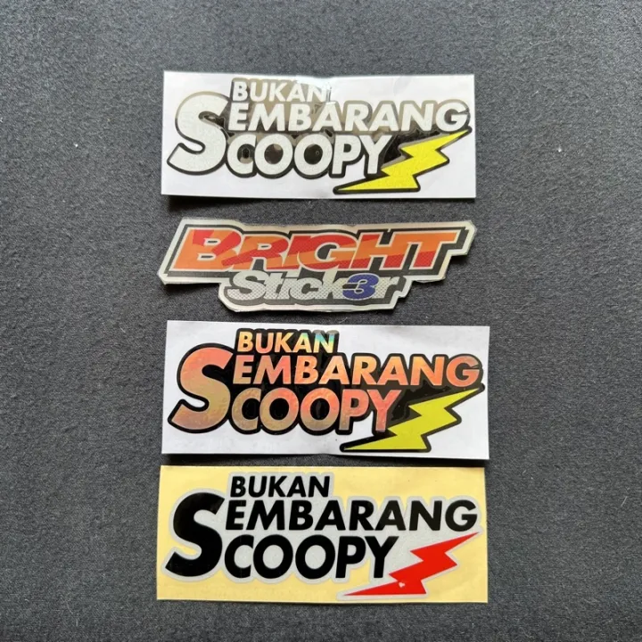 STICKER STIKER BUKAN SEMBARANG SCOOPY CUTTING | Lazada Indonesia