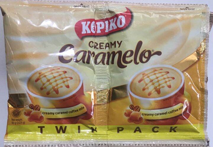 Kopiko Creamy Caramelo creamy caramel coffee mix twin pack 50gx10s ...