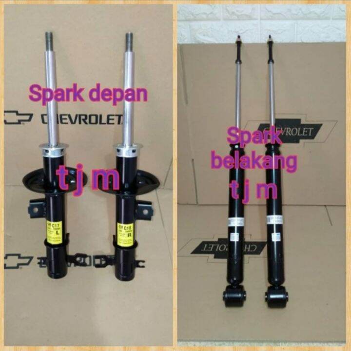shockbreaker Chevrolet Spark depan belakang original GM | Lazada Indonesia