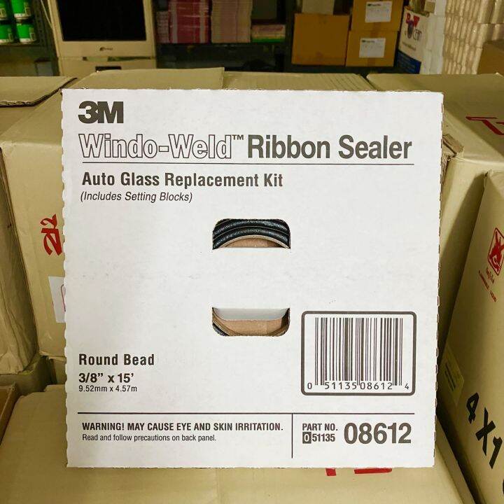 3M Windo-Weld Ribbon Sealer No. 08612 กาวเส้นติดตั้งกระจกรถยนต์ (เนื้อ ...