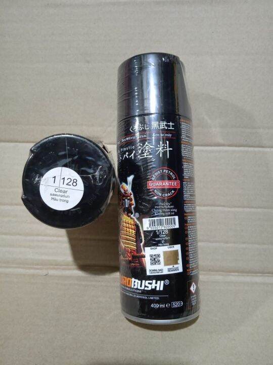 Pilok Pilox Cat Samurai Clear 128 / Clear Glossy Pernis Mengkilap 400ml Pylok Cat Semprot ...