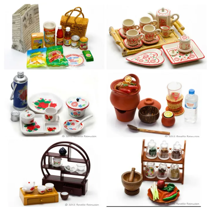 Rement(รีเม้นท์) Asian grocery ปี 2004 งานเก่า ของจิ๋ว ของสะสม ของเล่น โมเดลขนาดเล็ก ตกแต่งบ้าน ...