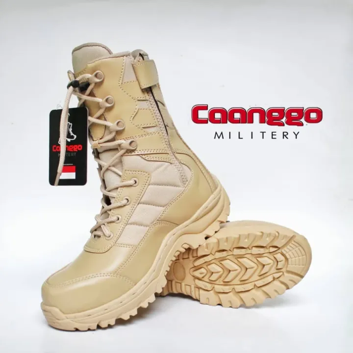 sepatu pdl cream gurun safety tni polri damkar satpol pp model predator ...