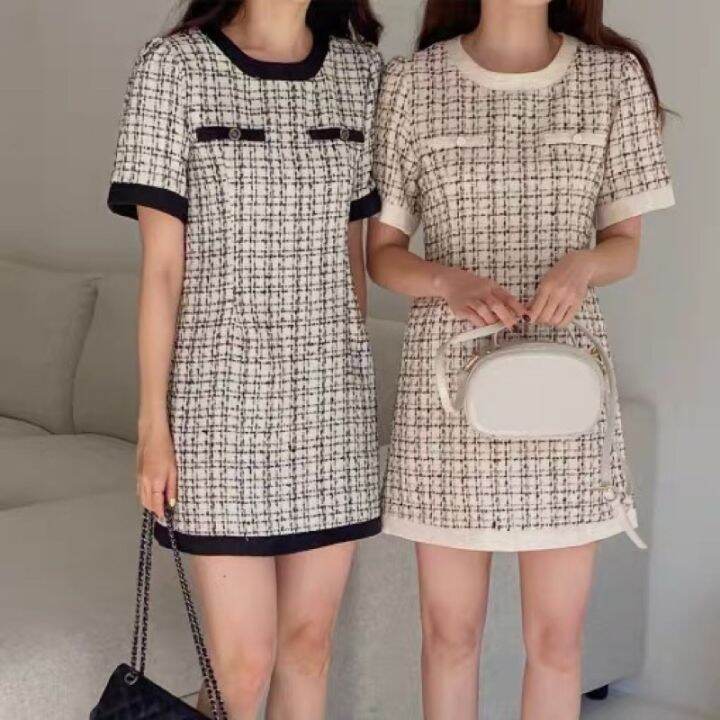 TWEED DRESS KOREAN INSPIRED!!! | Lazada PH