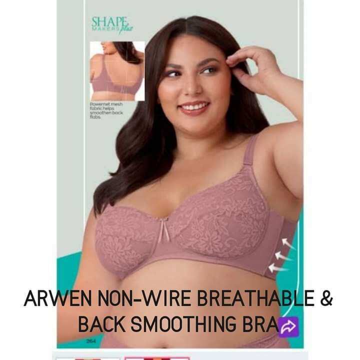 AVON ARWEN NON-WIRE BREATHABLE BACK SMOOTHING BRA SHAPEMAKER PLUS. | Lazada PH